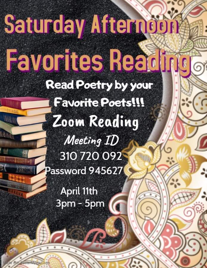 Saturday Afternoon Poetry – Los Angeles Literature